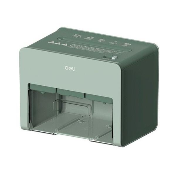 【カード類やホッチキス付の書類も細断OK！A5サイズ卓上型シュレッダー。】 検索キーワード:デリ アクセサリー|シュレッダー メーカー型番:T925-GR T925GR