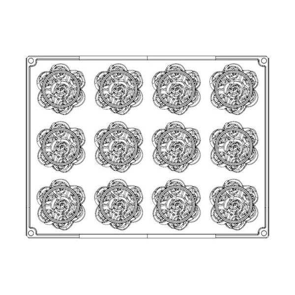 【パボフレックス 400x300mm バラの花束(Bouquet de roses) by Cedric Grolet PX4397】 検索キーワード:pavoni キッチン用品|キッチン用品 メーカー型番:68-4131-68 68413168