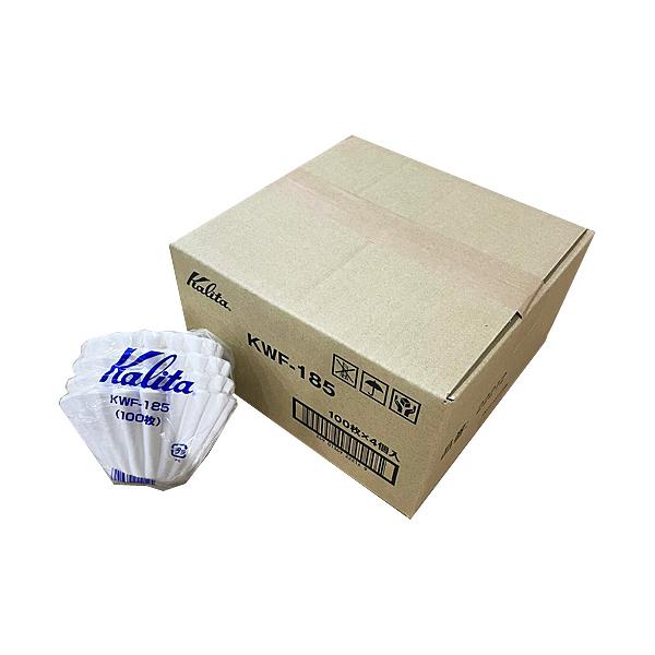 【Kalita (カリタ) コーヒーフィルター ウェーブシリーズ ホワイト 2〜4人用100枚入り ×4　KWF-185 ＃22212】 検索キーワード:カリタ|KALITA キッチン家電|キッチン家電 メーカー型番:49013692221...