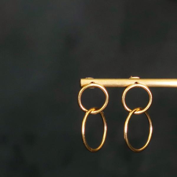 ブランドnanotta （ANTICO / アンティコ シリーズ） アンティーク &amp; ヴィンテージ コレクション商品nanotta ピアス スタッドピアス アンティーク ゴールド K22 22金 22K トルコ イスタンブール製 A...