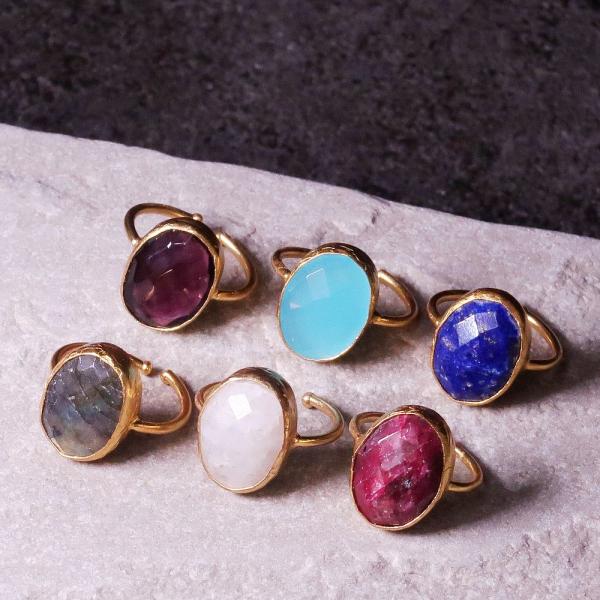 ブランドnanotta （ANTICO / アンティコ シリーズ) アンティーク &amp; ヴィンテージ コレクション商品nanotta アンリファインドカット 天然石 リング 指輪 アンティーク ゴールド K22 22金 22K トルコ...