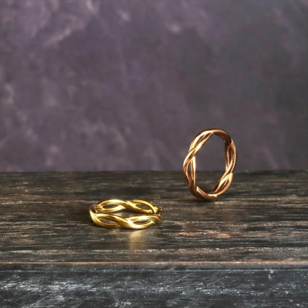 ブランドnanotta（ナノッタ）シリーズNANO316Lシリーズ商品nanotta 医療用サージカルステンレス316L リング 指輪 レディース S316L CRN014デザインロープ 編み目 編込み シンプル 艶あり 鏡面仕上げカラース...