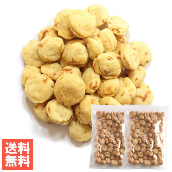 生地に切イカをふんだんに練りこんだ当店自慢の一品です。熱風ロースターで焼き上げ、サクサクの食感に仕上げました。一口食べれば口の中いっぱいにイカの風味が広がります。イカのうまみと塩味のみのシンプルな塩味の味付けが後を引く落花生の豆菓子です。商...