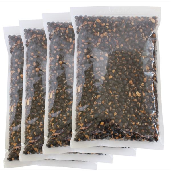 北海道産の大粒黒大豆「光黒大豆」を無添加ローストした商品です。水漬け、寝かせの工程で、たっぷりと水を吸って膨らんだ黒大豆を熱風でソフトにローストしました。弊社の職人が豆が爆ぜる直前まで調整して豆を膨らませていますので口当たりはとてもソフトで...