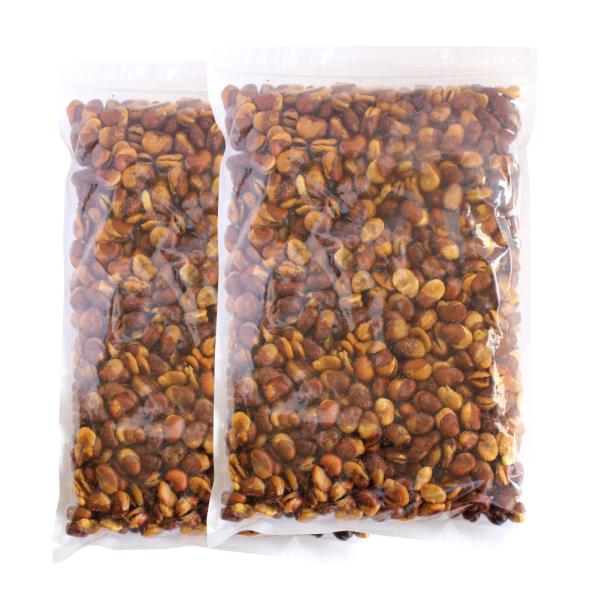 国内老舗フライビーンズメーカーより仕入れの花豆です。職人が絶妙な揚げ具合で皮までカリッと仕上げました。そら豆のコクのある風味がしっかりと残った定番の豆菓子です。商品名：フライビーンズ1kg×2名称：豆菓子原材料名：そら豆（中国産）、食用植物...