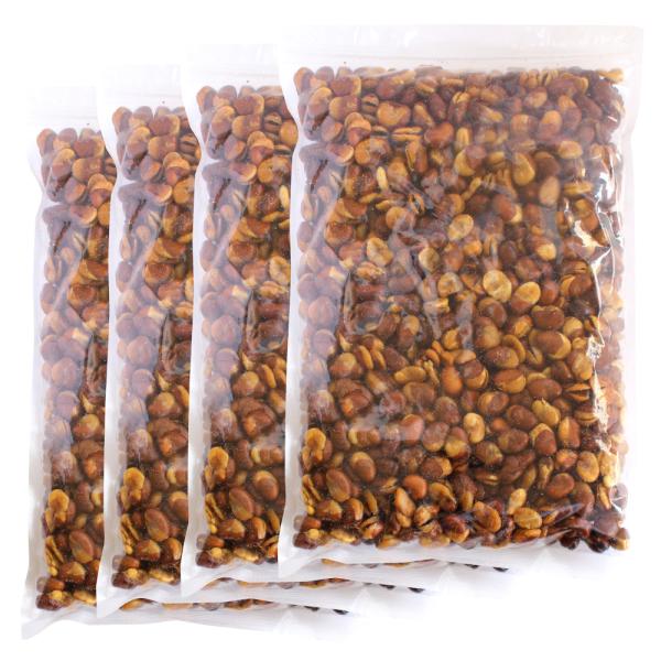 国内老舗フライビーンズメーカーより仕入れの花豆です。職人が絶妙な揚げ具合で皮までカリッと仕上げました。そら豆のコクのある風味がしっかりと残った定番の豆菓子です。商品名：フライビーンズ1kg×4名称：豆菓子原材料名：そら豆（中国産）、食用植物...