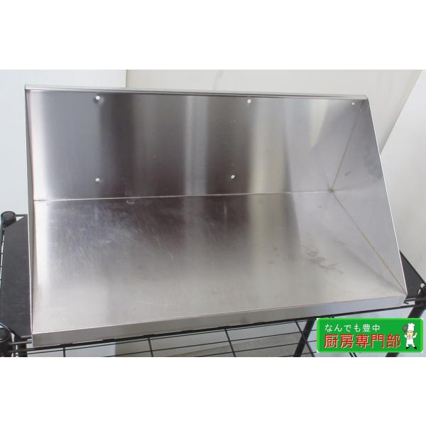 ◆業務用ステンレス製 平棚 壁付け食器棚 W600×D300×H250　中古厨房◆