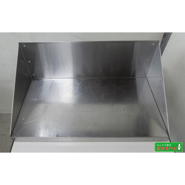 ◆業務用ステンレス製 平棚 壁付け食器棚 W620×D350×H250　中古厨房◆