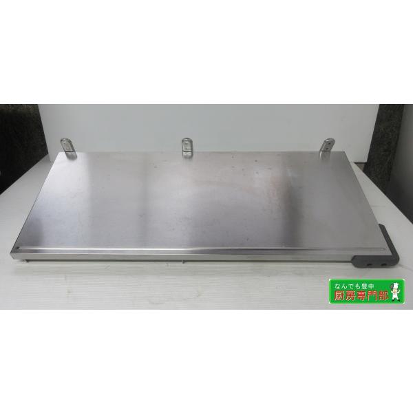 ◆業務用ステンレス製 平棚 壁付け食器棚 W850×D350　中古厨房◆