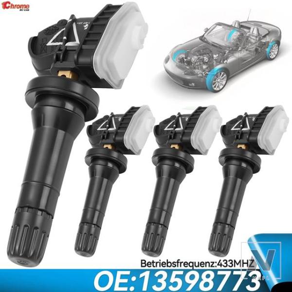 4個 タイヤエア圧センサー TPMS 433MHZ ビュイック アンクレーブ ラクロス キャデラック CT6 XT5 CTS シボレー クルーズ シルバラード 135987■仕様 【爆買】高懸念化学物質:なしタイプ:排気圧センサーOEM番号...