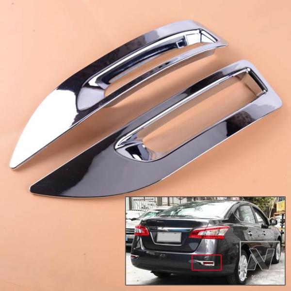 2個 リアバンパー フォグランプ ランプ トリム フレーム カバー モールディング 日産 セントラ シルフィ 2013-2015■仕様 【爆買】高懸念化学物質:なし特別な重量:0.119kg高さ:4cm幅:29cm長さ:31cm適合:-車種...