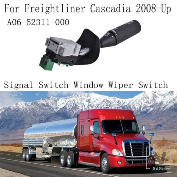 FREIGHTLINER CASCADIA 2008年以降 ウィンカースイッチ ウィンドウワイパースイッチ A06-52311-000 部品■仕様 【爆買】高懸念化学物質:なし原産国:中国本土