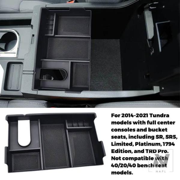 トヨタ タンドラ 2007-2020 トヨタ セコイア 2008-2020 センターコンソールオーガナイザートレイ アームレスト収納ボックス■仕様 【爆買】有害化学物質:なしタイプ:アームレストボックス収納原産国:中国