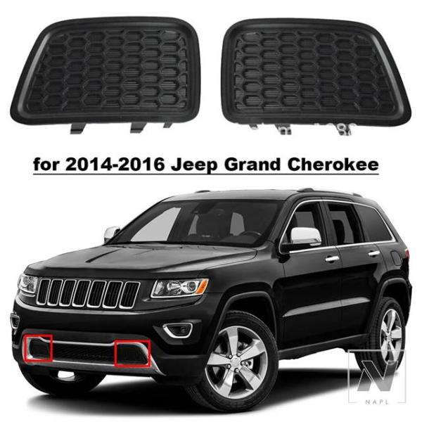 ジープ グランドチェロキー 2014-2016 フロントアンダーグリル牽引フックカバー 2個 68143099AC/68143098AC■仕様 【爆買】高懸念化学物質:なし原産国:中国OEM番号:68143099AC68143098ACタイ...