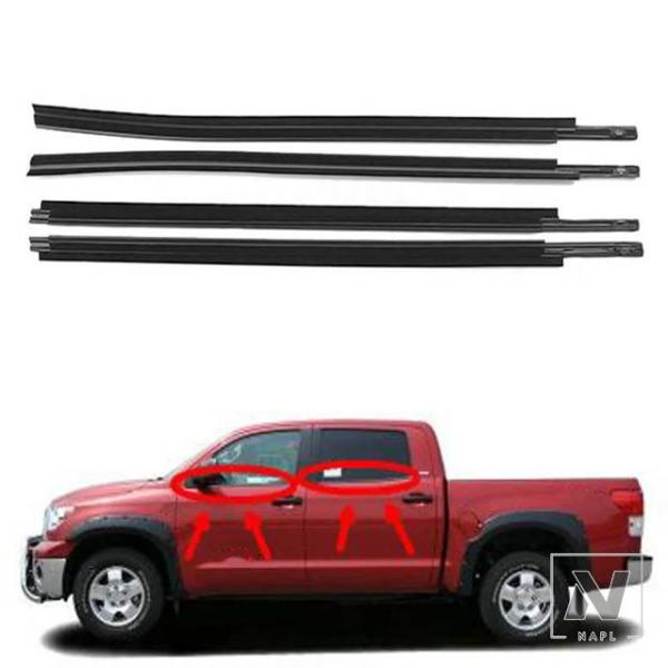 トヨタ タンドラ 2007-2018 ウィンドウシール ウェザーストリップ オートモールディング スタイリング 4個/セット■仕様 【爆買】適合:2007-2018年式車種:トヨタ タンドラ 2007-2018年式材質:ABS樹脂ブランド名...