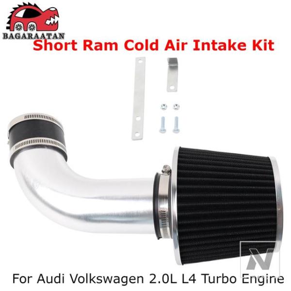 VW アウディ ショートラムコールドエアインテークキット フィルター付き VW 05-07 ゴルフ 06-08 JETTA PASSAT A3 2.0L L4 TURBOエンジン ■仕様 【爆買】高懸念化学物質:なし車両への配置:フロント機...