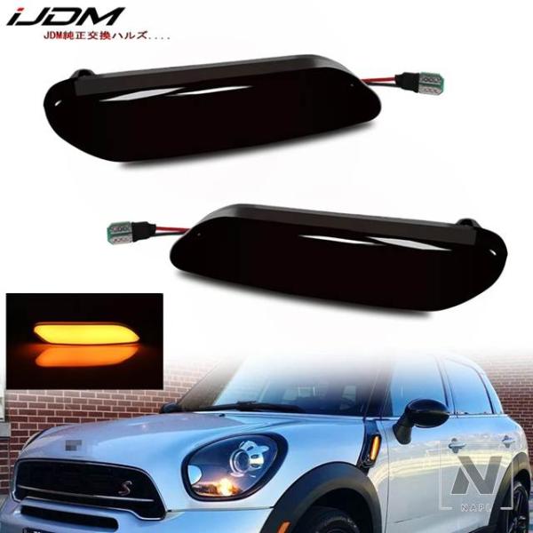 ミニクーパー R60 R61 COUNTRYMAN PACEMAN 3D LEDサイドマーカー 2個 2011-16年交換 ■仕様 【爆買】高懸念化学物質:なし車両ブランドモデル:MINI電圧:12Vインターフェースタイプ:T10(W5W ...