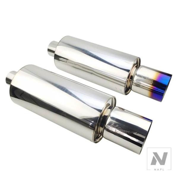 汎 排気システムテールパイプマフラーステンレスマフラー大型インターフェース 63mm 76mm SES BOMBAS■仕様 【爆買】特殊機能:背圧マフラーその他の部品番号:PQG-006メーカー部品番号:PQG-006交換部品番号:76-1...