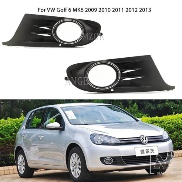 ゴルフ 6 MK6 2009-13 ゴルフ 6 カブリオレ 2012-2016 フォグライトカバーフォグランプベントグリルカバーアクセサリー■仕様 【爆買】重要な化学物質:なし特殊機能:フロントバンパーフォグライトカバーベゼル素材の種類:A...