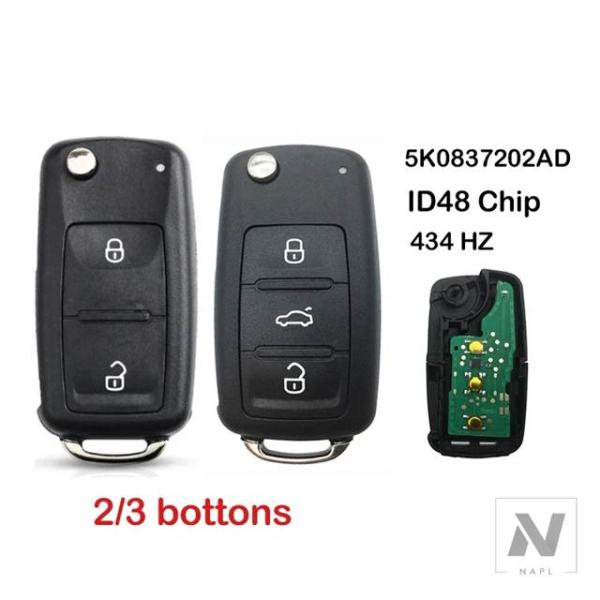 ID48 チップ 5K0837202AD/202Q 434MHZ 車リモートキー VW ゴルフティグアンアマロックポロパサート CC シートシュコダ MK6 オクタビアジェッタ■仕様 【爆買】重要な化学物質:なしR/C機能:なしカスタマイズ...