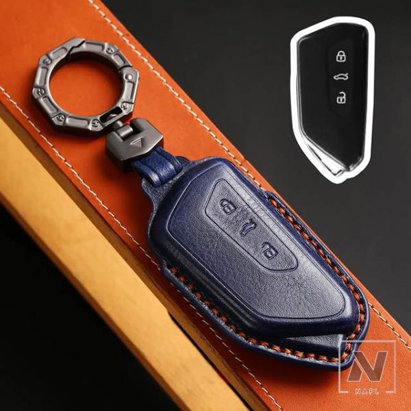 VW 革キーケースカバーシュコダオクタビア A8 シートレオン MK4 FORMENTOR TARRACO ゴルフ 8 8R MK8 ID3 ID4 ID6 CORZZ■仕様 【爆買】重要な化学物質:なし素材の種類:トップレイヤーレザーブラ...