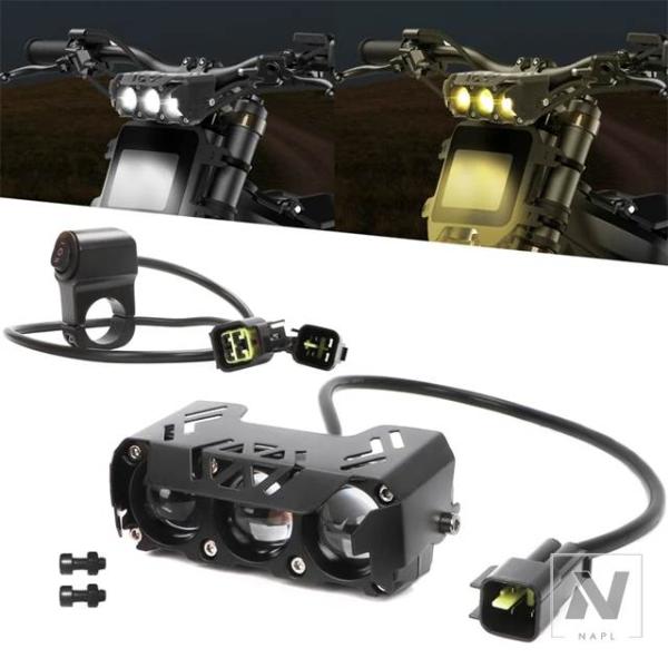 ヘッドライトスイッチアップグレードキットタラリアスティング R MX4 ダートバイク LED ライトバーヘッドランプセットプラグ■仕様 【爆買】モデル:LEDヘッドライトヘッドライトスイッチアップグレードキットW数:90Wブランド名:APP...