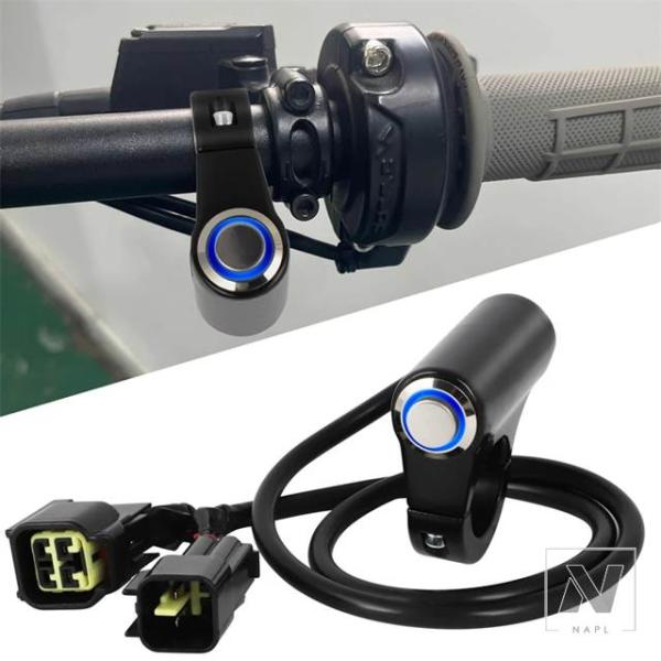 ブルー LED ライトヘッドライトスイッチタラリアスティング R MX4 プラグアンドプレイ電気オフロードバイクヘッドライトランププラグバッテリー■仕様 【爆買】懸念される化学物質:なしブランド名:APPAPA原産地:中国本土タイプ:青色L...