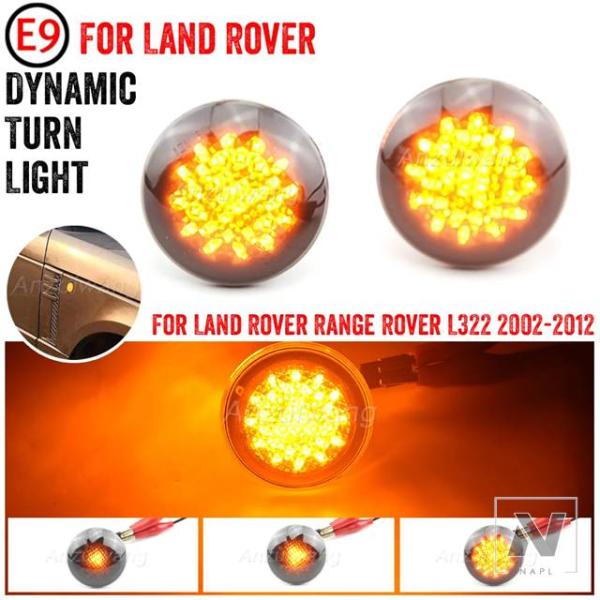 レンジローバー LED ダイナミックストリーマサイドマーカーウィンカーライトシーケンシャルウインカーランプランド L322 2002-2012 直接■仕様 【爆買】重要な化学物質:なし車両ブランド/モデル:ランドローバー電圧:12Vルーメン...