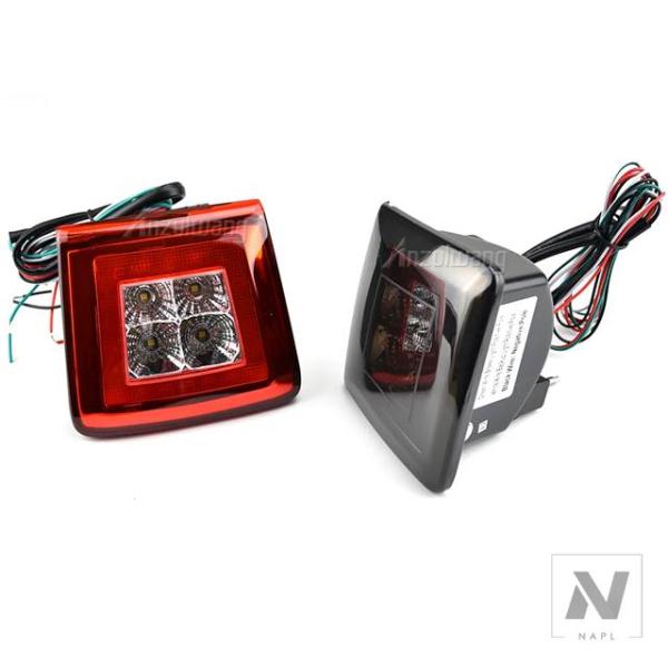 日産 1PC スモーク/レッドレンズ LED リアフォグライト/バックアップリバースライト/テールブレーキライトアセンブリ 2009-UP 370Z■仕様 【爆買】車両ブランド/モデル: 日産電圧: 12Vルーメン: 400LM重量: 25...