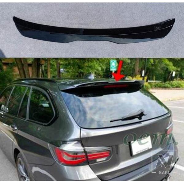 BMW 3 F31 M-PACK FACELIFT 3シリーズツーリング 2012-2018 ABS プラスチックテールトランクウイングリアルーフスポイラースポイラーブラック■仕様 【爆買】重要な化学物質:なしブランド名:モンフォード原産地...