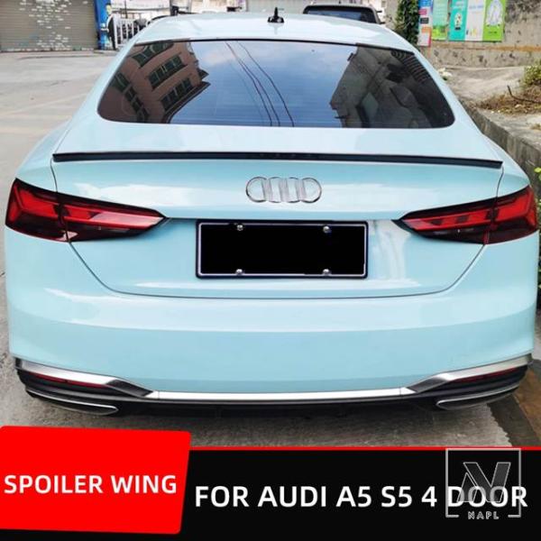 アウディ A5 S5 セダン 4 ドア 2017 18 19 20 21 リアトランクリッドスポイラー翼外装チューニング部品■仕様 【爆買】車両への配置:リアトランク蓋製造国/地域:中国本土特殊機能:装飾重量:0.45KGモデル:リアスポイ...