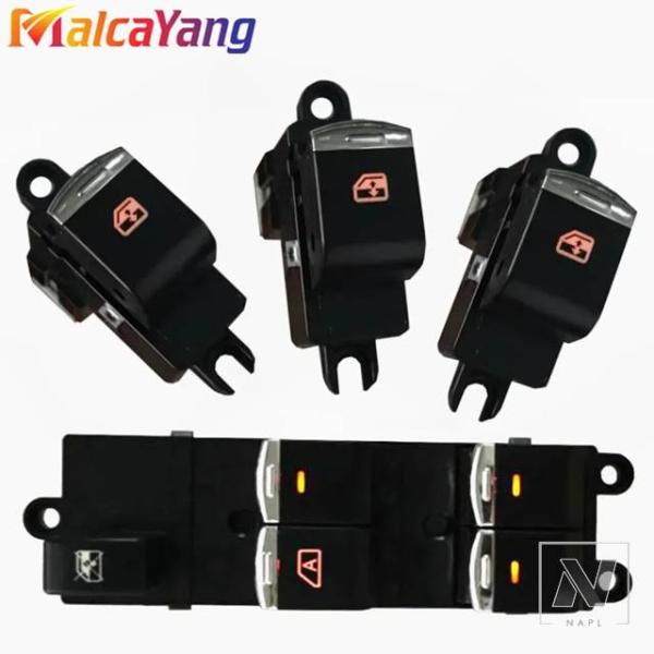 日産 4個 SCHALTER FENSTERHEBERSCHALTER キャシュカイ J10 2.0 DCI 4WD ナバラ D40 車車 QZ 25401-JD001 /■仕様 【爆買】重要な化学物質:なし特殊機能:クローム付き電動パワー...