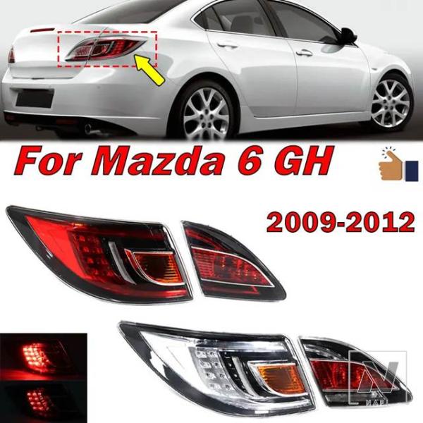 マツダ LED テールライト 6 GH 2009-2012 リアバンパーブレーキライト信号ランプ自動テールライトアセンブリ GV8E-51-3F0 GV7K-51-3J0■仕様 【爆買】重要な化学物質:なし認証:CCCタイプ:テールライトア...