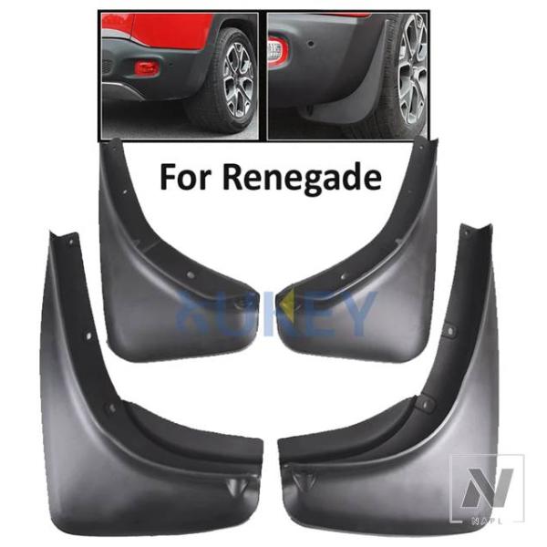 ジープ 4X セットレネゲード BU 2014-2021 マッドフラップスプラッシュガードマッドガードフロントリアスタイリング 2015-2020■仕様 【爆買】重要な化学物質:なし重量:0.76KG高さ:15cm幅:27cm長さ:41cm...