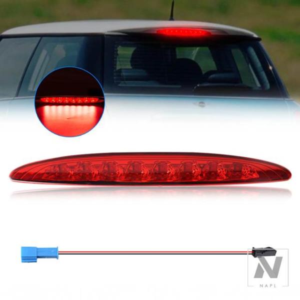 ミニクーパー BMW 12V LED 3RD 高レベルサードブレーキストップテールゲートライト赤色レンズ R50 R53 2001-2006 63256935789 63251477679■仕様 【爆買】重要な化学物質:なし重量:0.142...