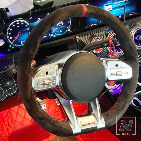 ステアリングホイールカバー抗スリップスエードステアリングホイール編組メルセデス ベンツ AMG GLE G63 C43 E53 S63■仕様 【爆買】特殊機能:四季汎 直径:38cm重量:0.31kg高さ:16cm幅:6cm長さ:27cm外...