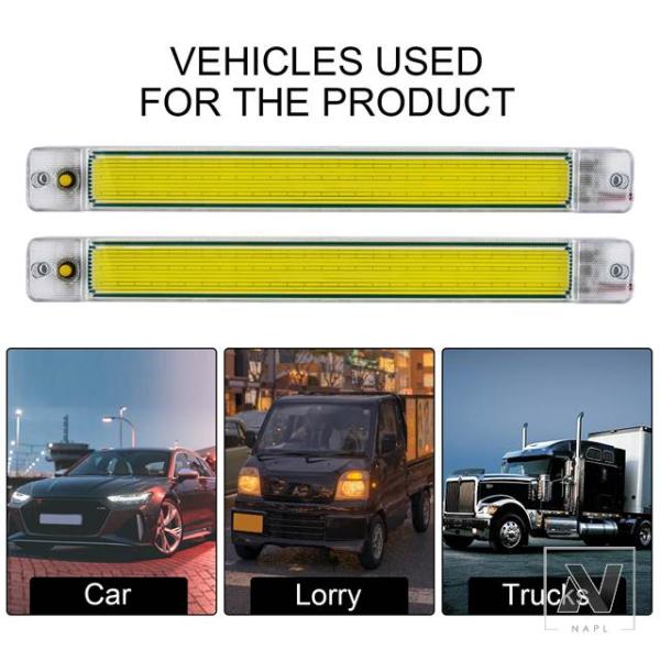 84 LED 10 ワット車内 LUCES LED ライトバー白色 LED バー屋内シーリングライトトラック RV ボートオフロードアクセサリー 4 4■仕様 【爆買】車両ブランド/モデル:汎 電圧:12V / 24VW数:12W原産地:中...