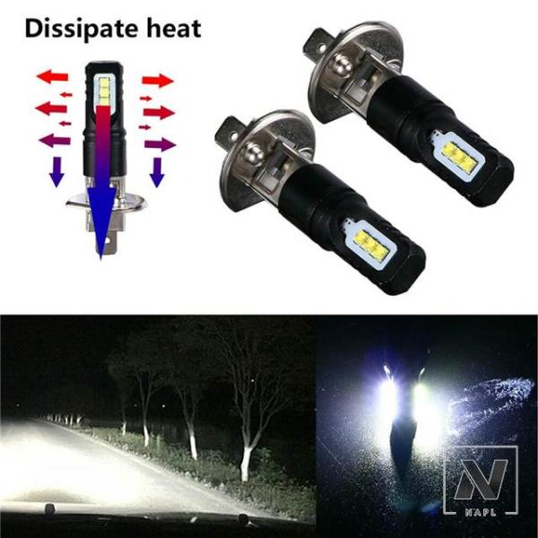 2X H1 160 ワット 6000 K 6000LM 超高輝度ホワイト DRL LED ヘッドライト電球キットハイビーム 2525 チップフォグランプドライビングライト自動■仕様 【爆買】重要な化学物質:なし原産地:中国本土タイプ:ウイン...