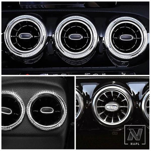 メルセデス GLAクラス GLA200 GLA220 GLA250 2020 2021 エアコンアウトレット AC ベントクリスタルトリムリングダイヤモンドステッカー■仕様 【爆買】重要な化学物質:なし重量:0.24KG外部テスト認証:IS...