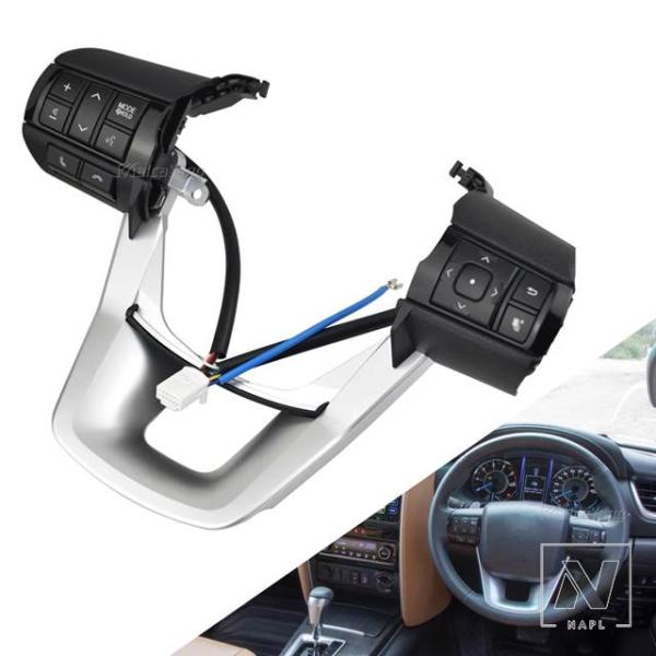 トヨタ オーディオモードコントロールスイッチ多機能ステアリングホイール 84250-0E120 ハイラックス REVO ROCCO FORTUNER 2015-2020■仕様 【爆買】特殊機能:最高品質のステアリングホイールオーディオコント...