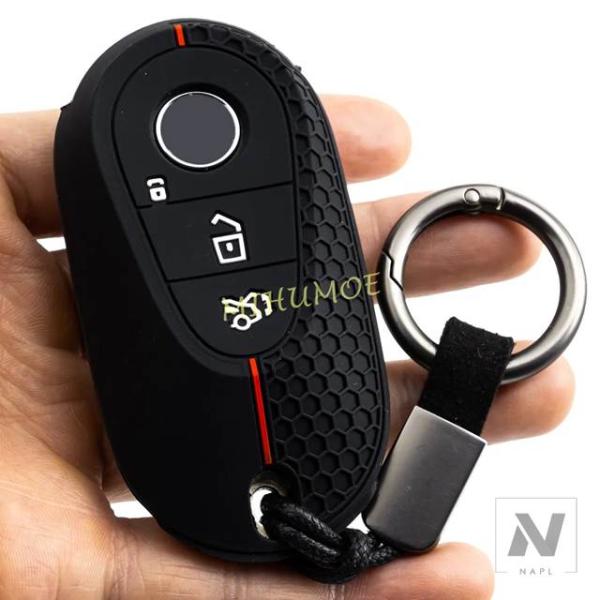 メルセデス CLE GLC EQS EQE C E Sクラスシリコーンキー FOB リングチェーンカバーケースアクセサリー W206 W214 W223 C236 X254■仕様 【爆買】懸念される化学物質:なしブランド名:MIHUMOE原...