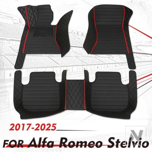 アルファロメオ ステルヴィオ 2017-2019-25 18 カスタムカーフロアマット フットパッド カーペットカバー■仕様 【爆買】高懸念化学物質:なしフロアマットタイプ:ラグジュアリーサラウンド充填材:合成繊維特徴:車内を保護し 防水 ...