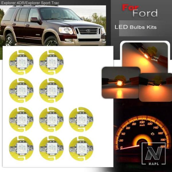 フォード エクスプローラー スポーツ トラック 2007 2008-2010 LED カーゲージ スピードダッシュバルブ 計器パネルクラスターライト■仕様 【爆買】有害化学物質:なし対応車両ブランドモデル:フォード電圧:12Vインターフェー...