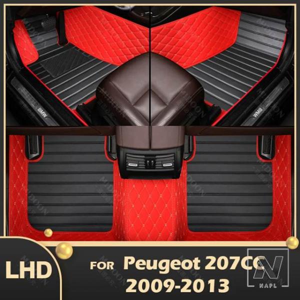 プジョー 207CC 2009-2013 カーフロアマット カスタムオートフットパッド カーペットカバー■仕様 【爆買】高懸念化学物質:なしフロアマットタイプ:高級サラウンド充填素材:合成繊維特徴:耐摩耗性と滑り止め重量:1.9幅:40長さ...