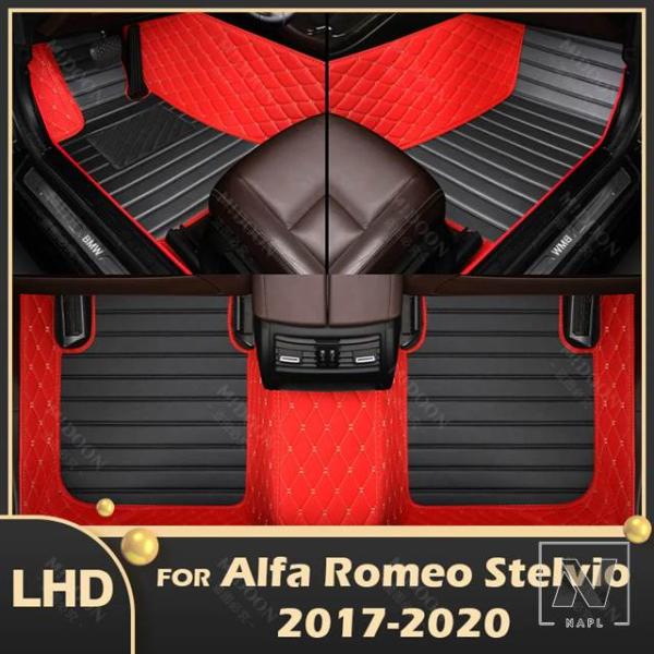 アルファロメオ ステルヴィオ 2017-2020 カーフロアマット カスタムオートフットパッド カーペットカバー■仕様 【爆買】高懸念化学物質:なしフロアマットタイプ:高級サラウンド充填素材:合成繊維特徴:耐摩耗性と滑り止め重量:1.9幅:...