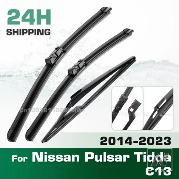 日産 ワイパー LHDRHD フロントリアワイパーブレードセット PULSAR TIDDA C13 2014-2023 フロントガラス ウィンドウ■仕様 【爆買】高懸念化学物質:なし配置:フロント リア特徴:クリーン重量:0.4ブランド名:...