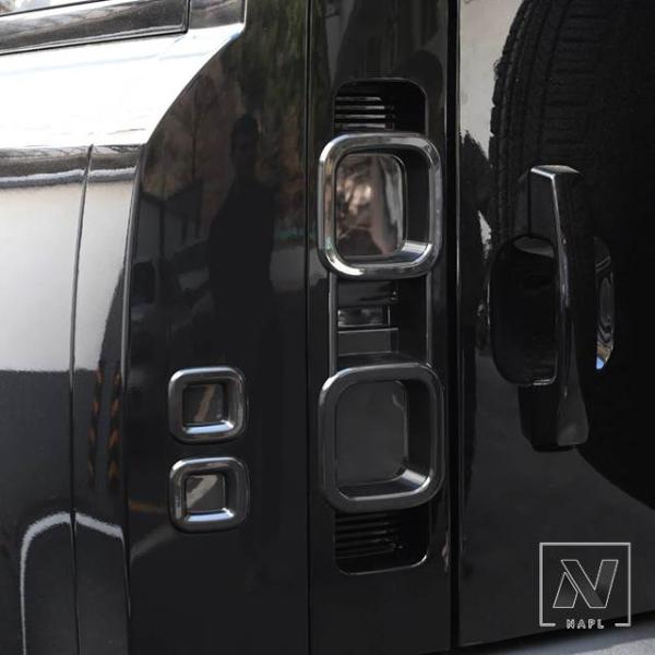 ランドローバー ディフェンダー 110 2020-23 スモークブラック リアテールライト ランプカバートリム 6個 ■仕様 【爆買】幅: 20cm長さ: 38cm外部テスト認証: ISO9001適合:2020-2023重量: 0.5KG特...