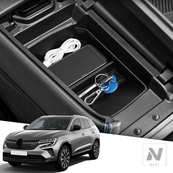 RENAULT AUSTRAL 2022-2024に適合 ABSインテリアセンターアームレスト収納ボックスオーガナイザートレイ■仕様 【爆買】高懸念化学物質:なしタイプ:ドア収納バレル原産国:中国材質:ABSプラスチック色:黒年:2022-...