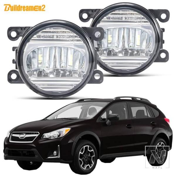 スバル 2 X 30W フロントバンパー LED フォグランプアセンブリ DRL DRL H11 12V クロストレック 2016-20■仕様 【爆買】高懸念化学物質:なし電圧:12V機能:高輝度 防水 防錆直径:3.54インチ重量:0.4...