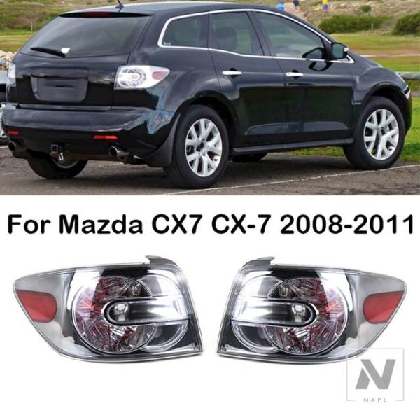 マツダ CX7 CX-7 2008-2011 テールライト 2個 ブレーキライト リアバンパー テールライト テールランプ テールライト バルブ無■仕様 【爆買】高懸念化学物質:なし機能:テールランプ直径:10インチ色:赤電圧:12Vインタ...